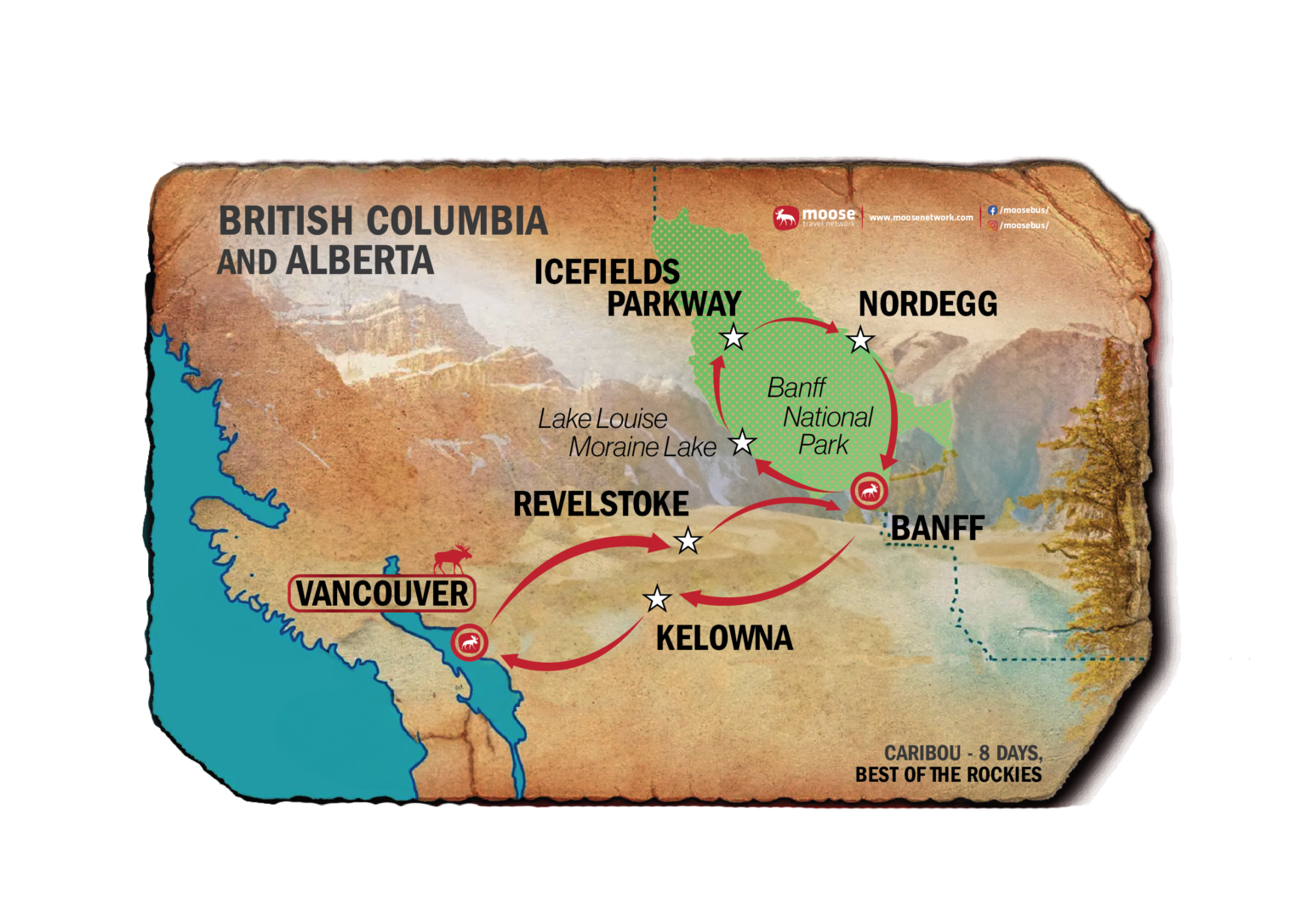 Caribou - Best of the Rockies | Adventure Bus Tours in Western Canada ...
